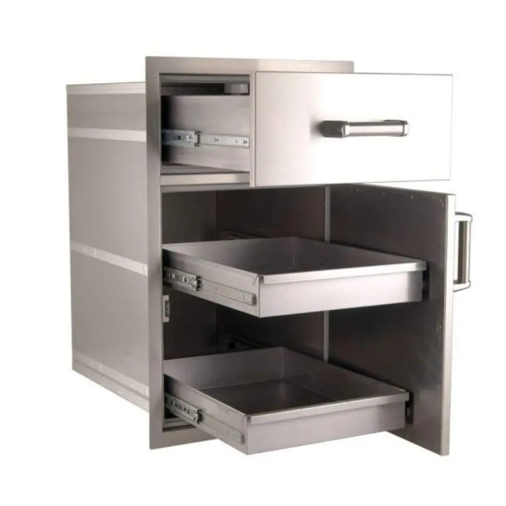 Fire Magic 20" 54020S Premium Flush Large Pantry Door/ Access Drawer ...