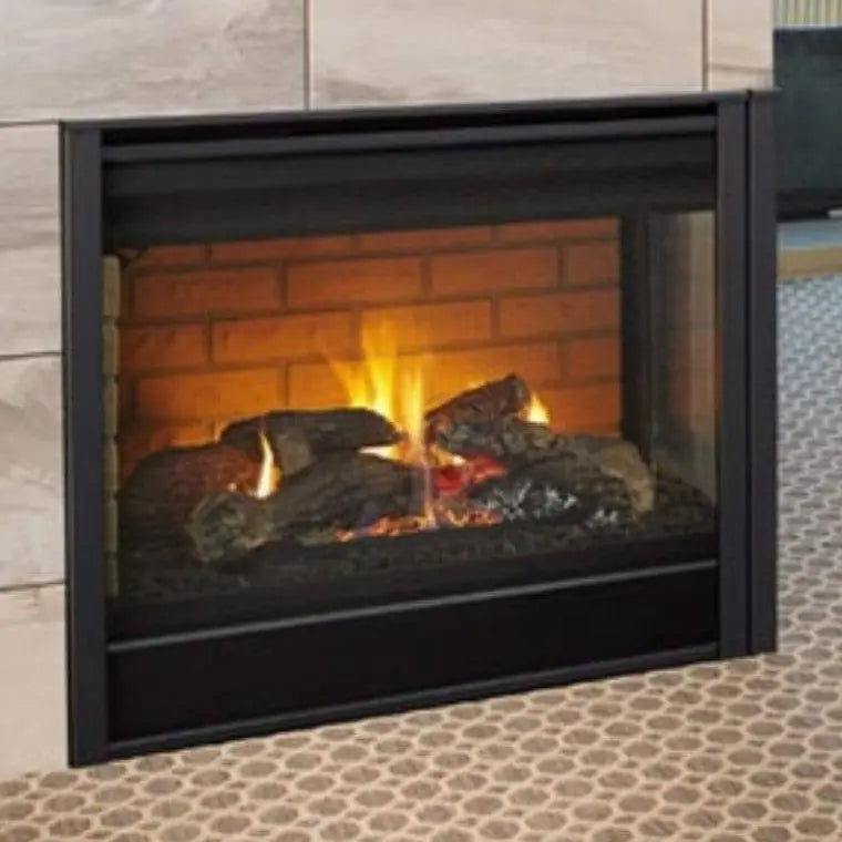 Majestic 36" Right/Left Corner Traditional Direct Vent Gas Fireplace ...