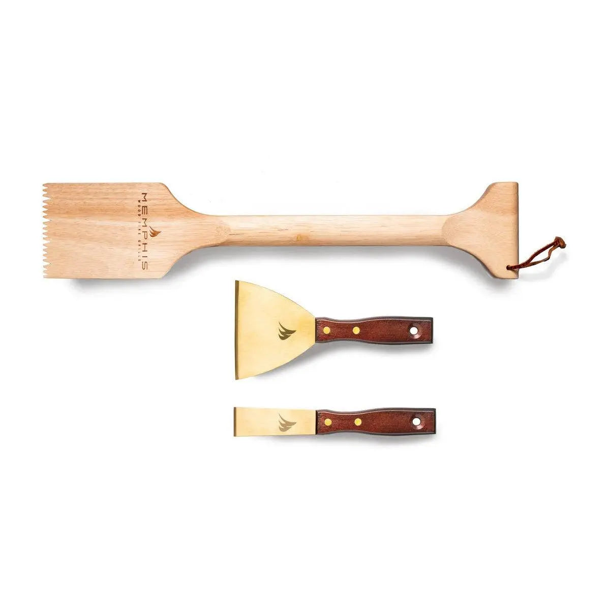 Memphis 18" 3-Piece Grill Scraper Kit - Dreamwood Living