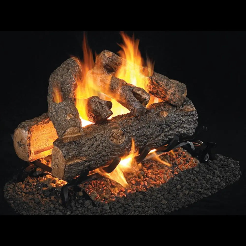 Real Fyre 24" Golden Oak Designer Plus Gas Log Set | Dreamwood Living