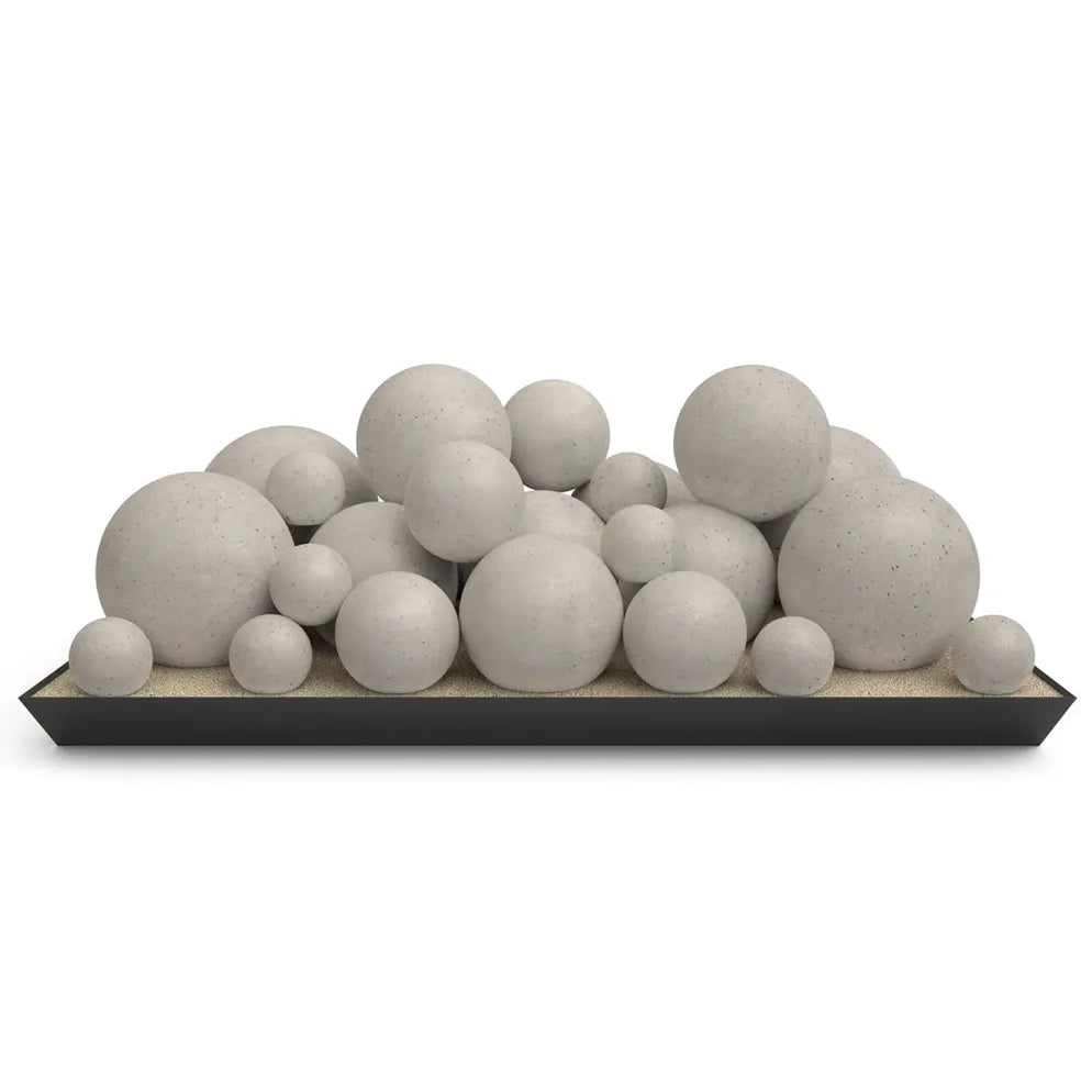 Real Fyre Mixed Fyre Spheres with 30" P45 Pan Burner System — Dreamwood ...