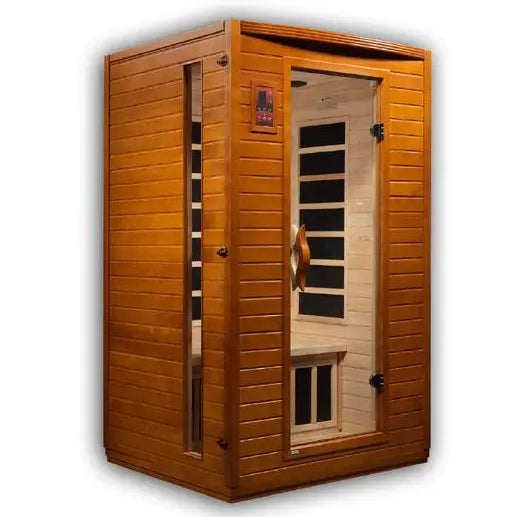 Dynamic Versailles 2 person Low EMF Infrared Sauna Canadian Hemlock ...