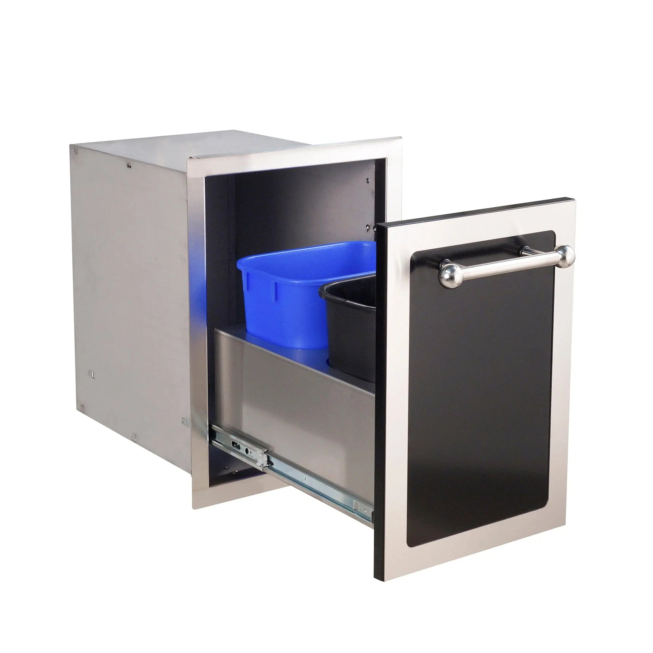 Fire Magic Black Diamond Trash Cabinet - Dreamwood Living