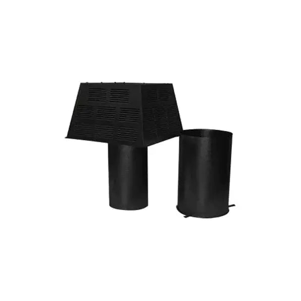 Superior 8" Chimney Square Top with Slip Section - Black - ETL-8DM-K ...